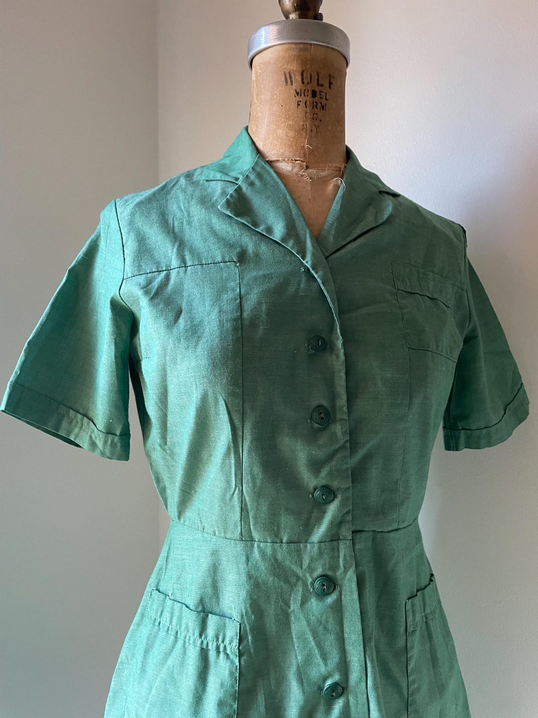 Vintage Girl Scout Uniform Dress, Cute Spring Dress | Girl Scouts Dress ...