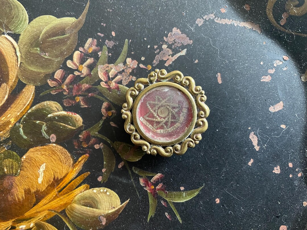 Vintage Italian Catholic Relic of Saint Maria Goretti, Brass & Glass ...