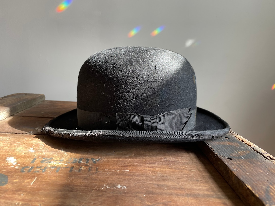 Antique Distressed Bowler Hat, Halloween Costume | Franklin Simon & Co ...
