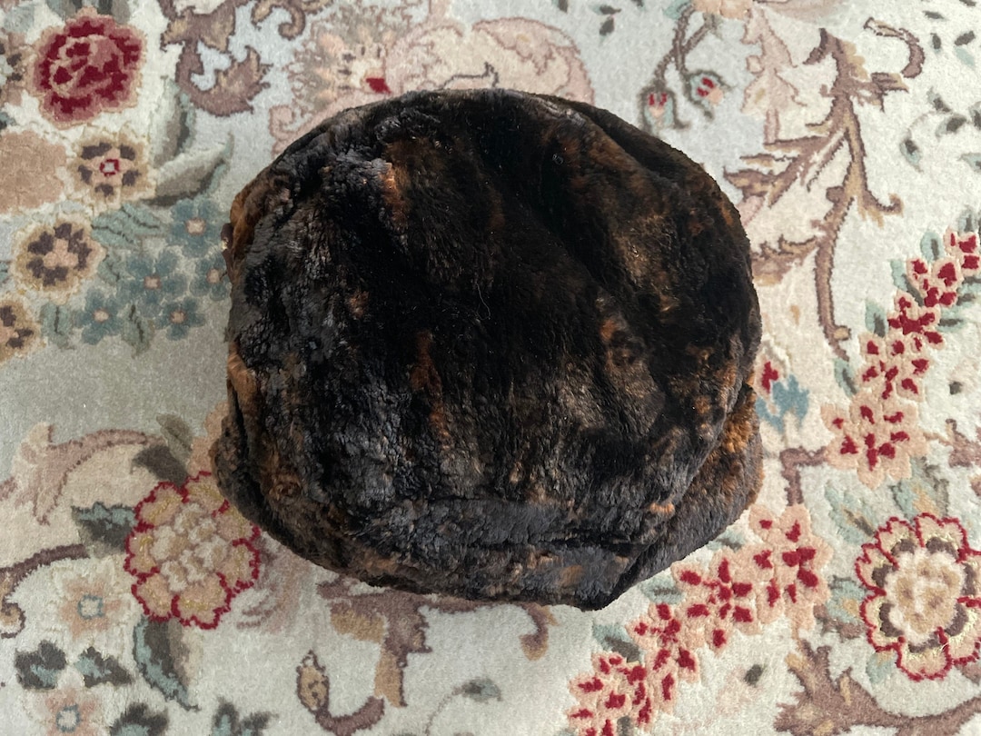 Antique Victorian Muff Hand Warmer / Genuine Sheared Fur Muff With ...