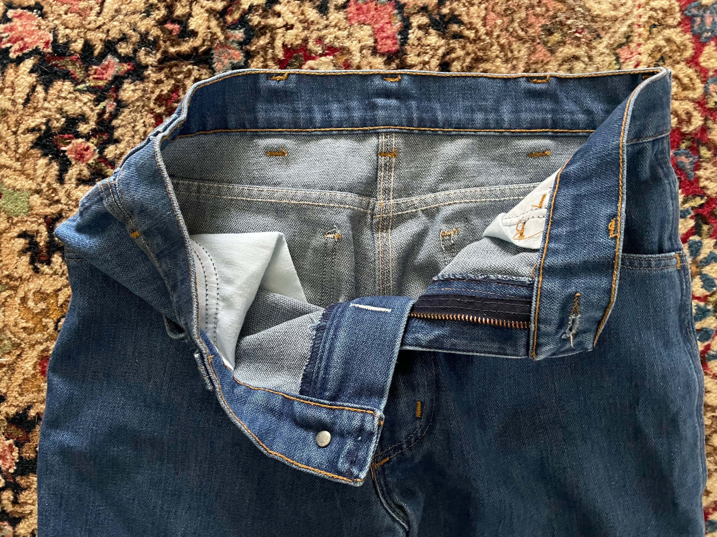 Vintage 1970’s High Waisted & Wide Leg Jeans | 70s Sedgefield Jeans ...