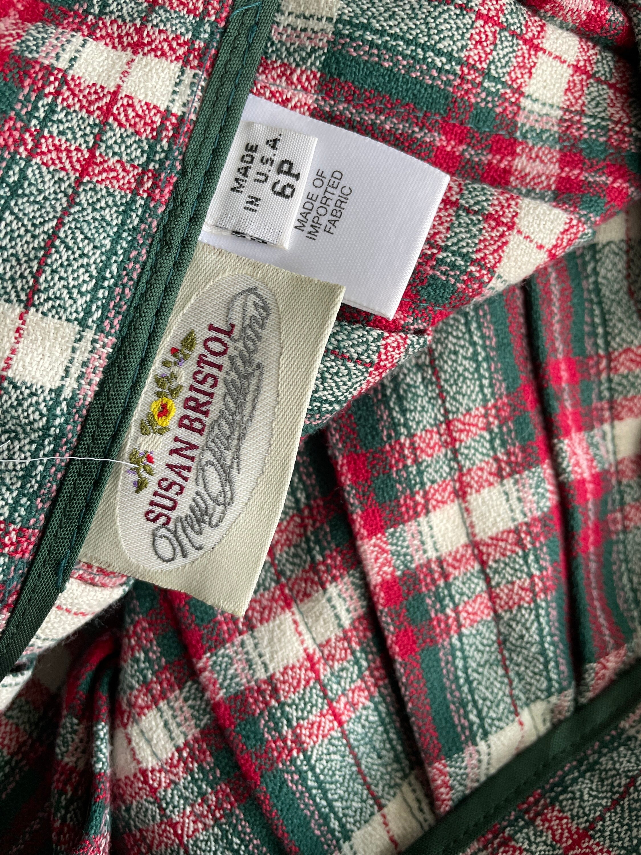 Susan Bristol new Traditions Pleated Kilt Christmas - Etsy