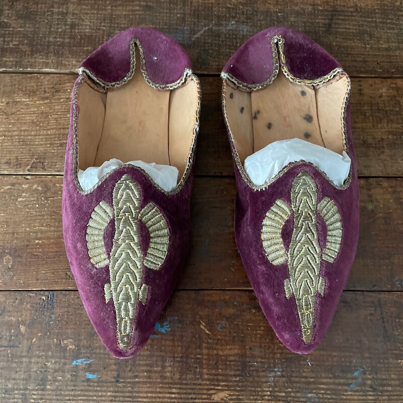 Gold Slippers - Etsy