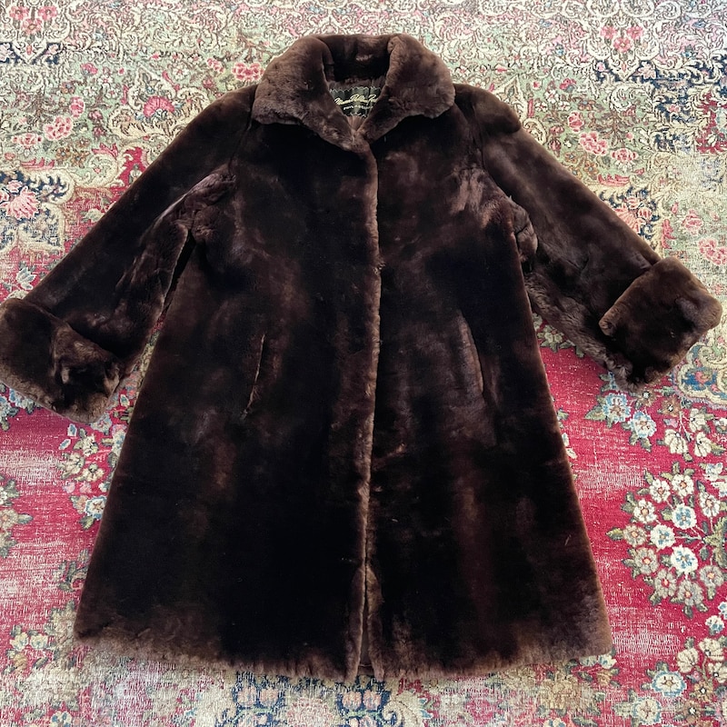 Mouton Fur Coat - Etsy