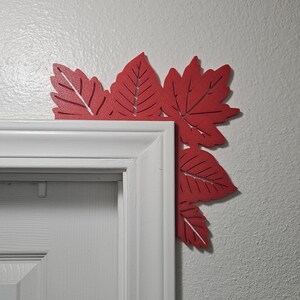 Elegant Fall Leaves Door Decoration - Etsy