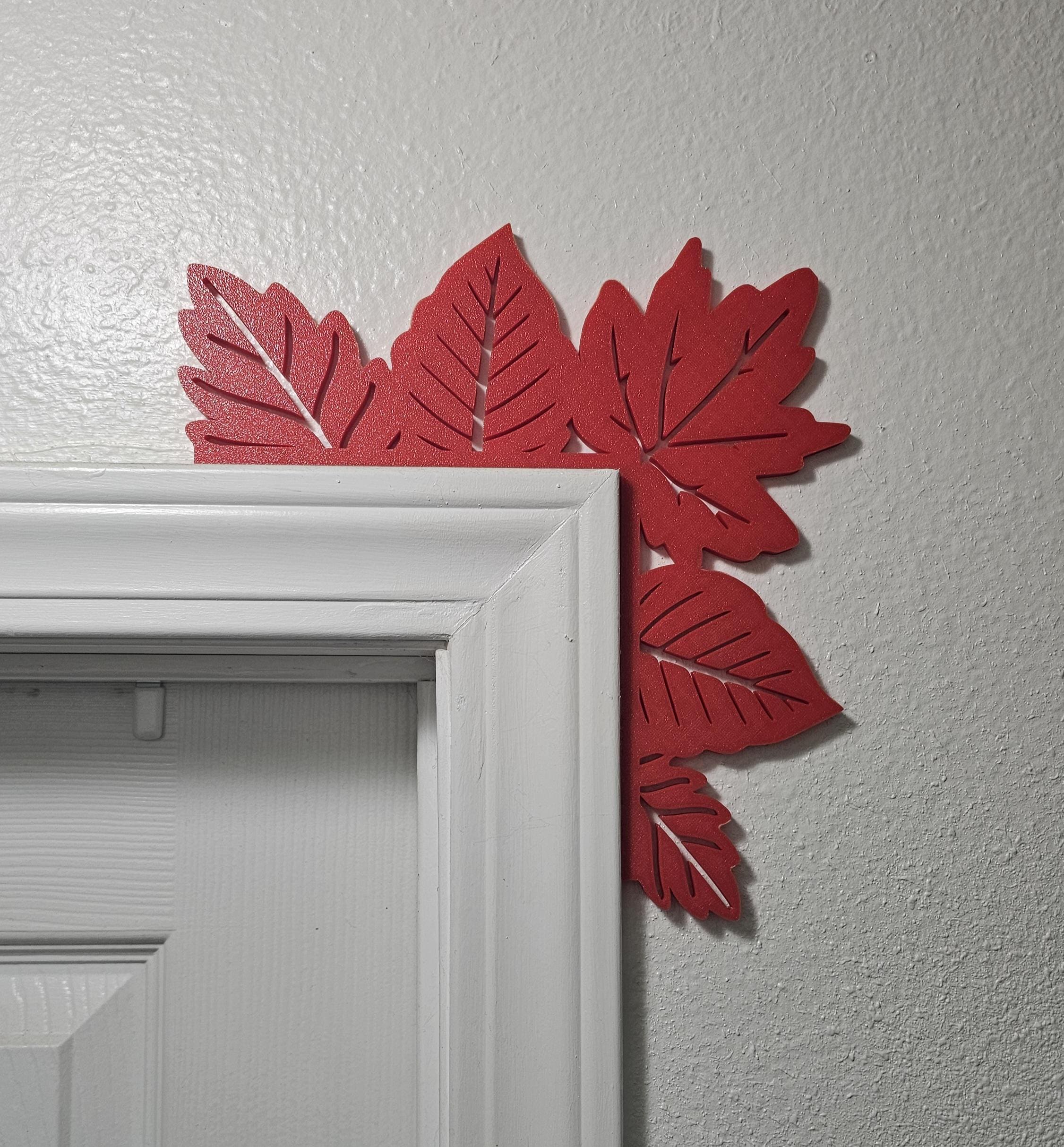 Elegant Fall Leaves Door Decoration - Etsy