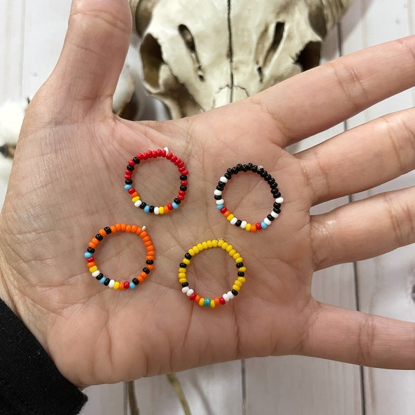 Seed Bead Ring - Etsy