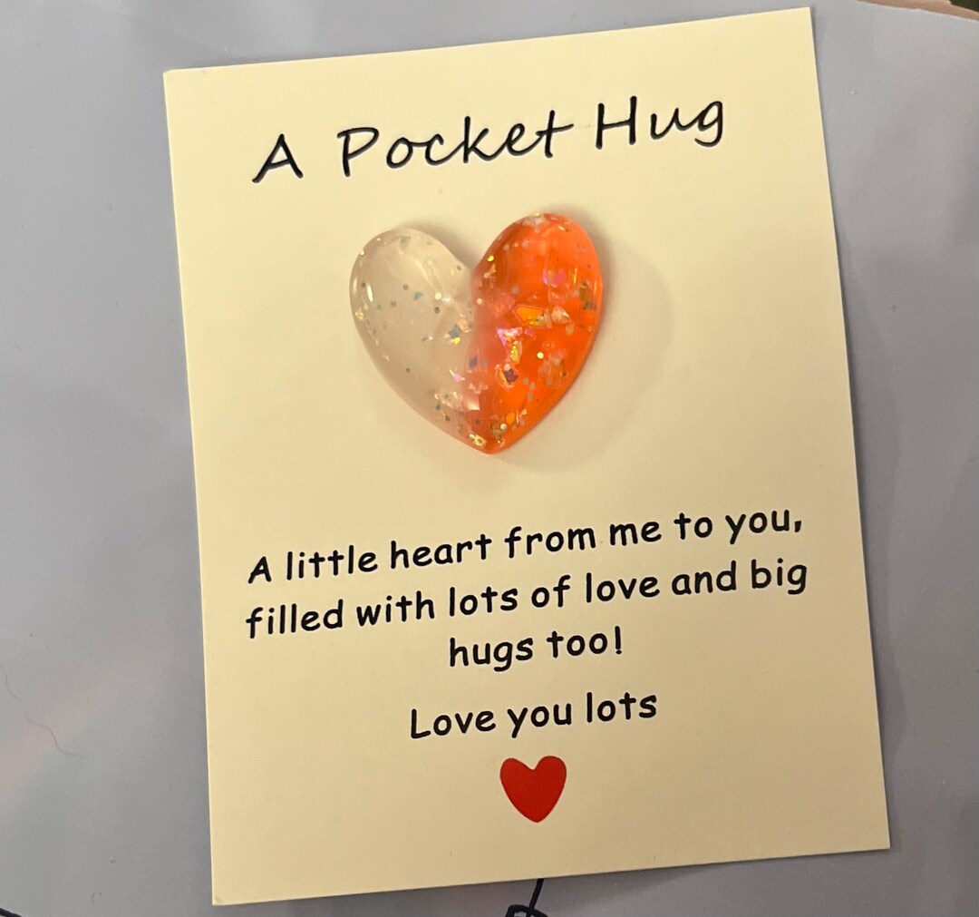 Tiny Little Pocket Hug Poem Card - Etsy UK