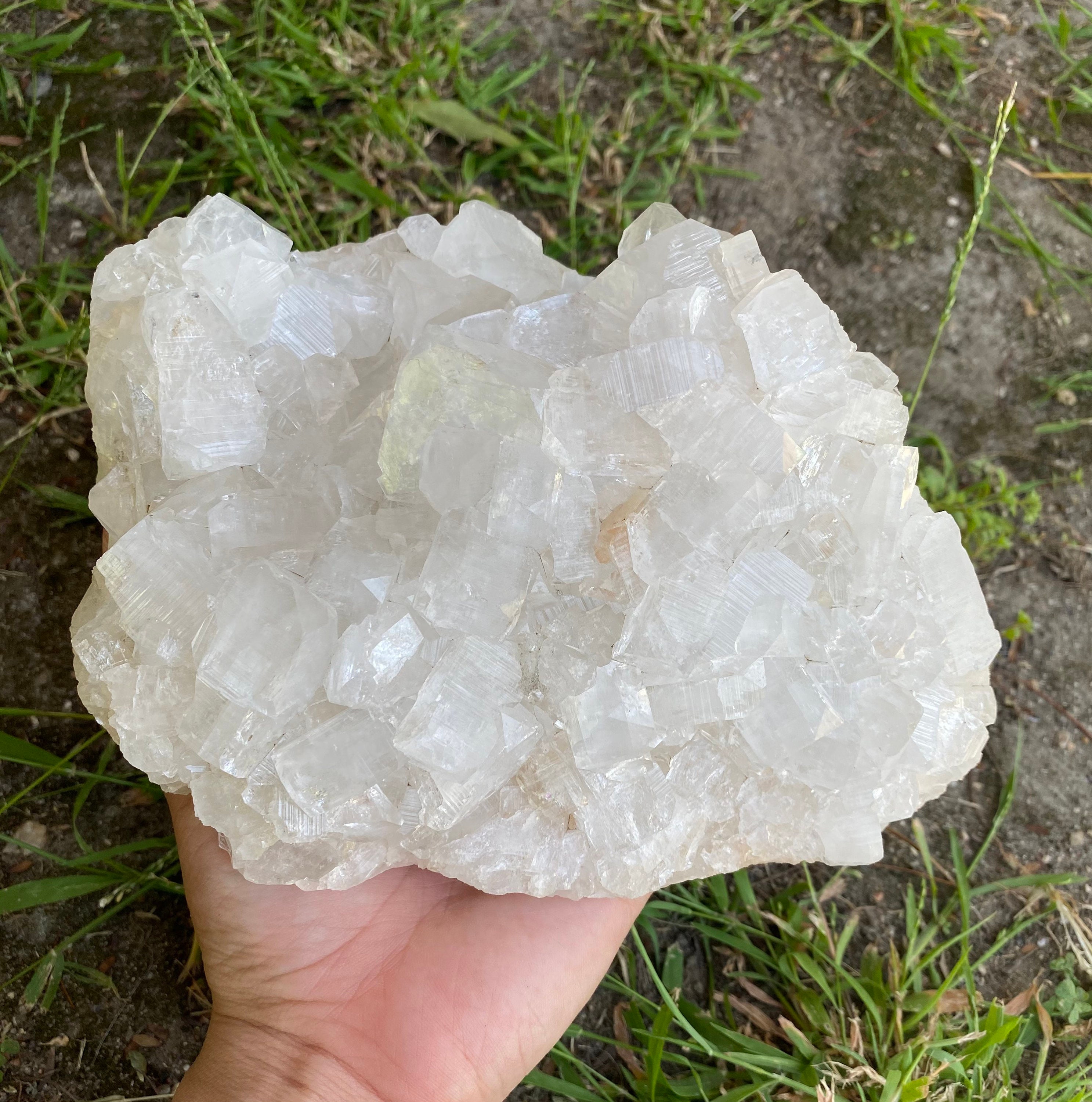 Clear Apophyllite Specimen | Etsy