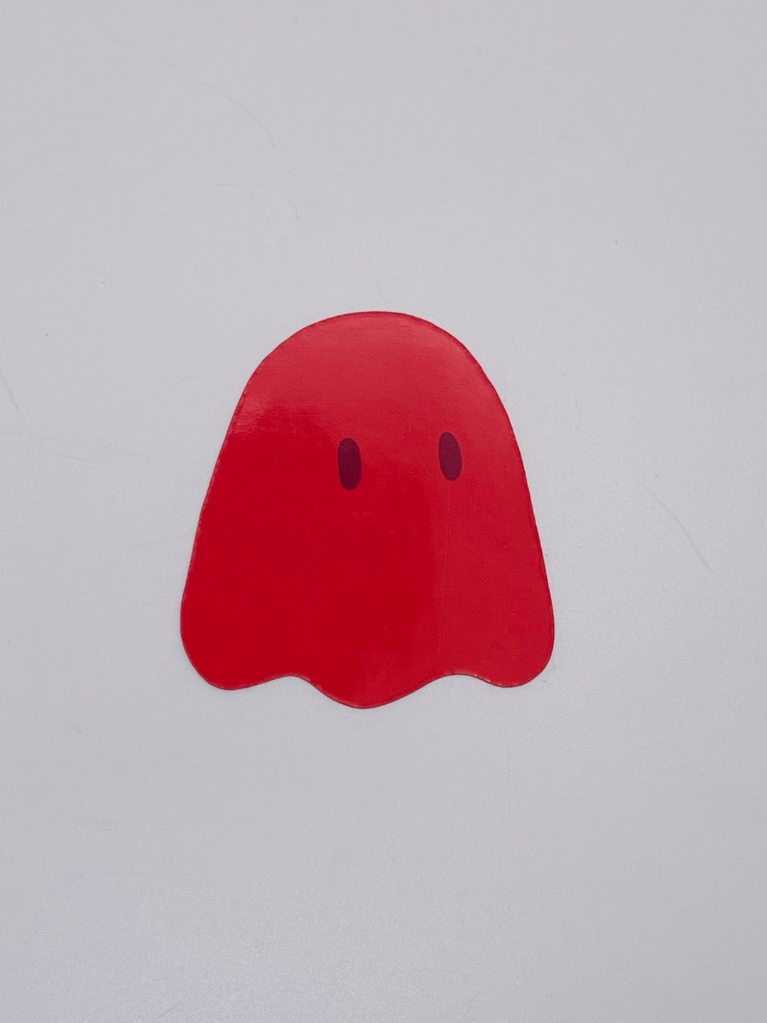 Red Ghost Sticker 2 Inch - Etsy