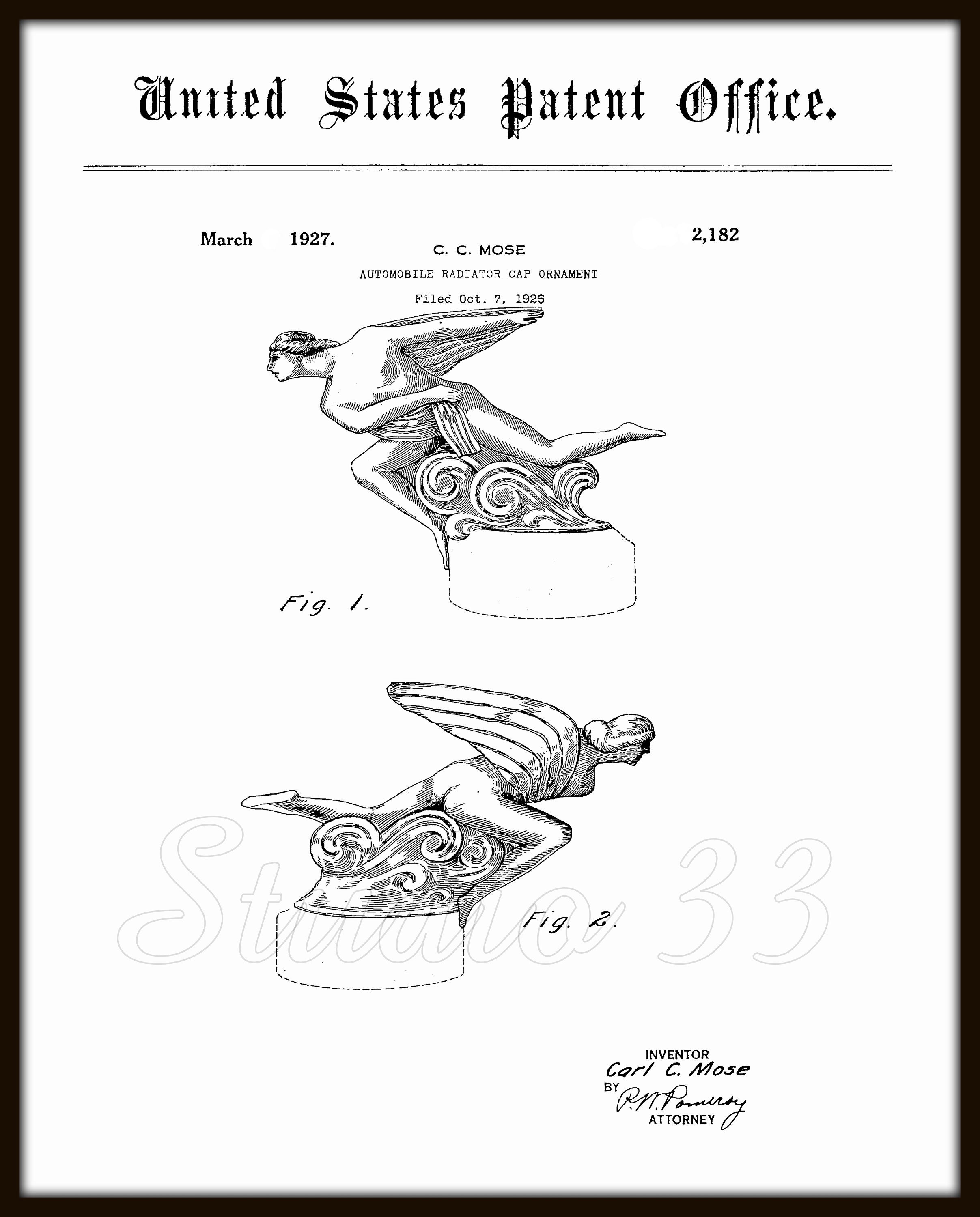 Antique Car Radiator Caps – 5 Original Car Radiator Cap Patents ...
