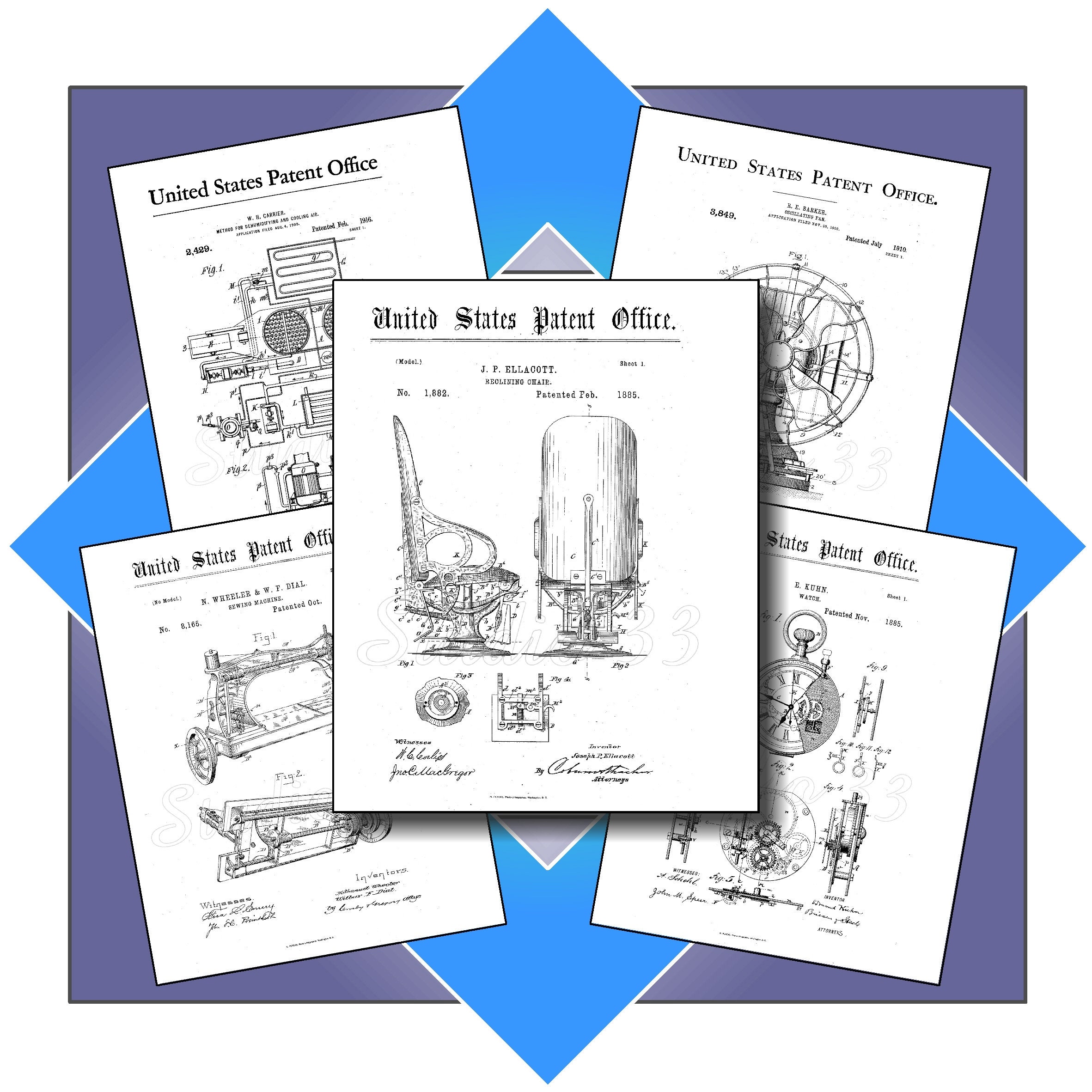 5 Common Patent Drawings 5 Familiar cant Do Without Invention Patents ...