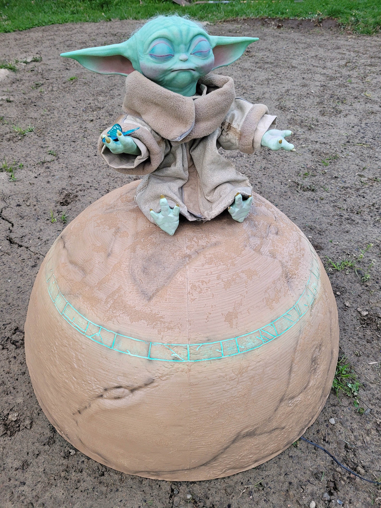 Jedi Seeing Stone Model Base. Lights Up! Kit - Etsy