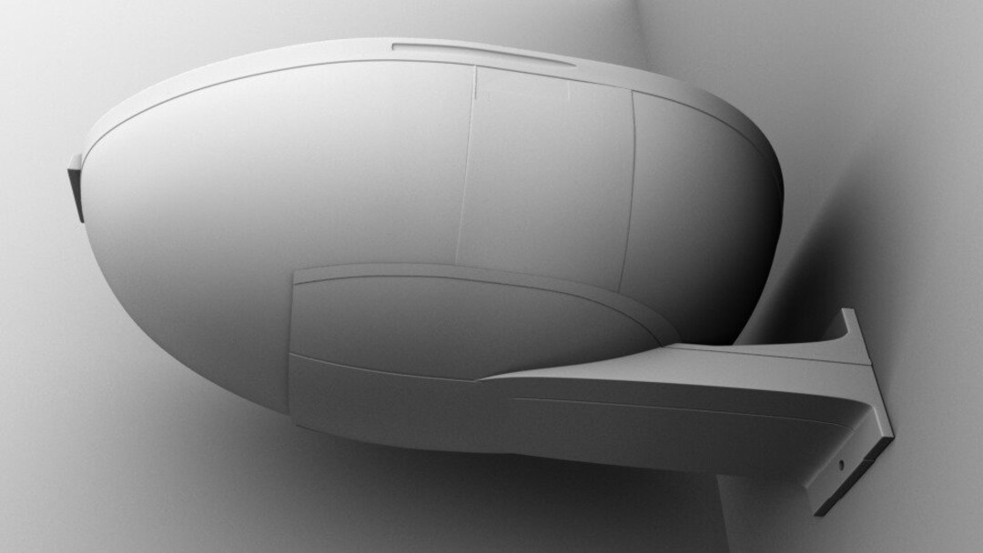 Grogu Pod Wall/pole Mount Baby Yoda Pod - Etsy Hong Kong