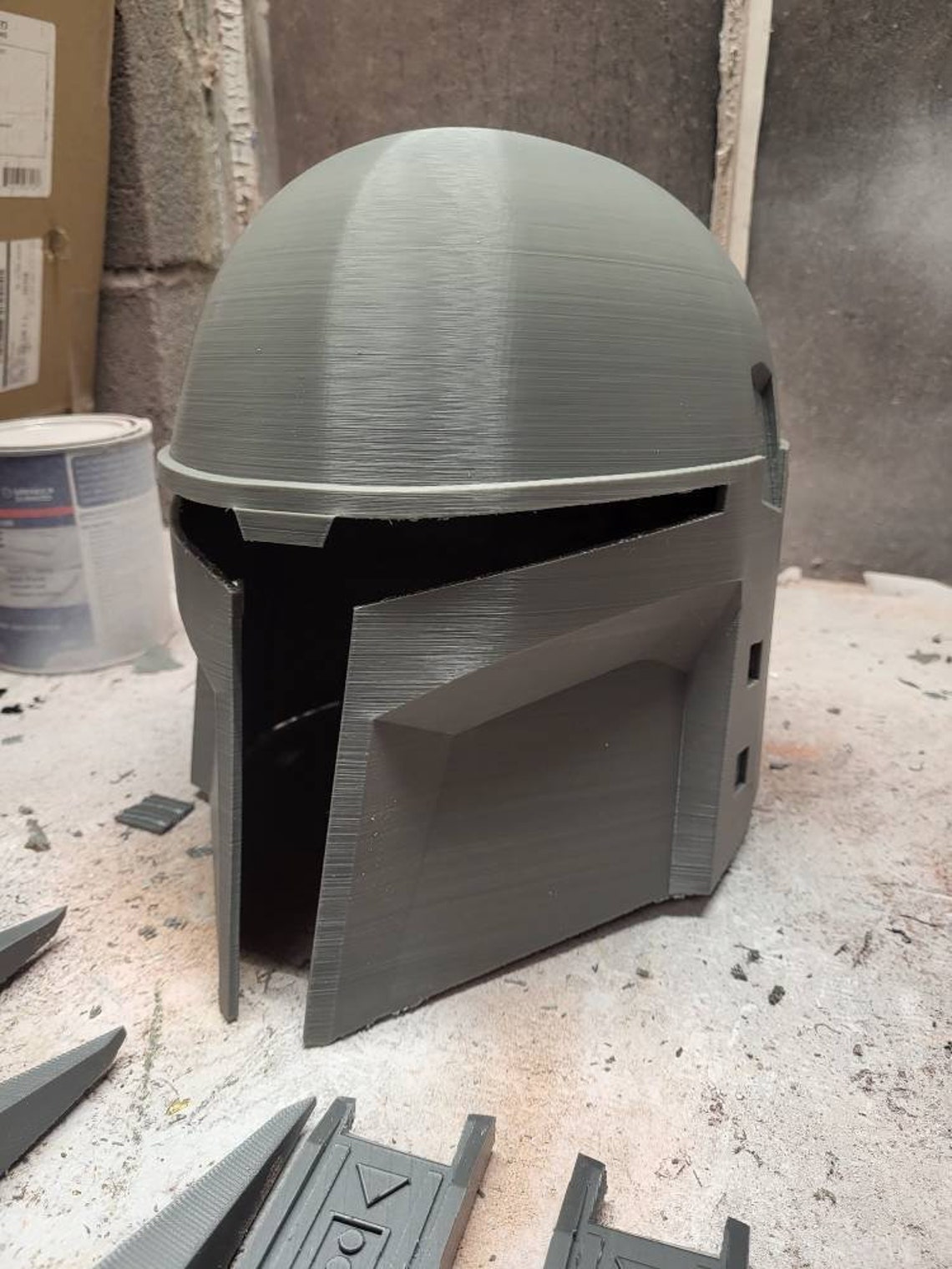 Gar Saxon 3D Printed Helmet. kit Raw Print Sized for the - Etsy