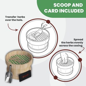 Wooden Cone Packer Kit Cigar Accessories Fill Puff Pack Case Cone ...