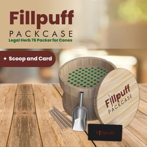 Wooden Cone Packer Kit Cigar Accessories Fill Puff Pack Case Cone ...