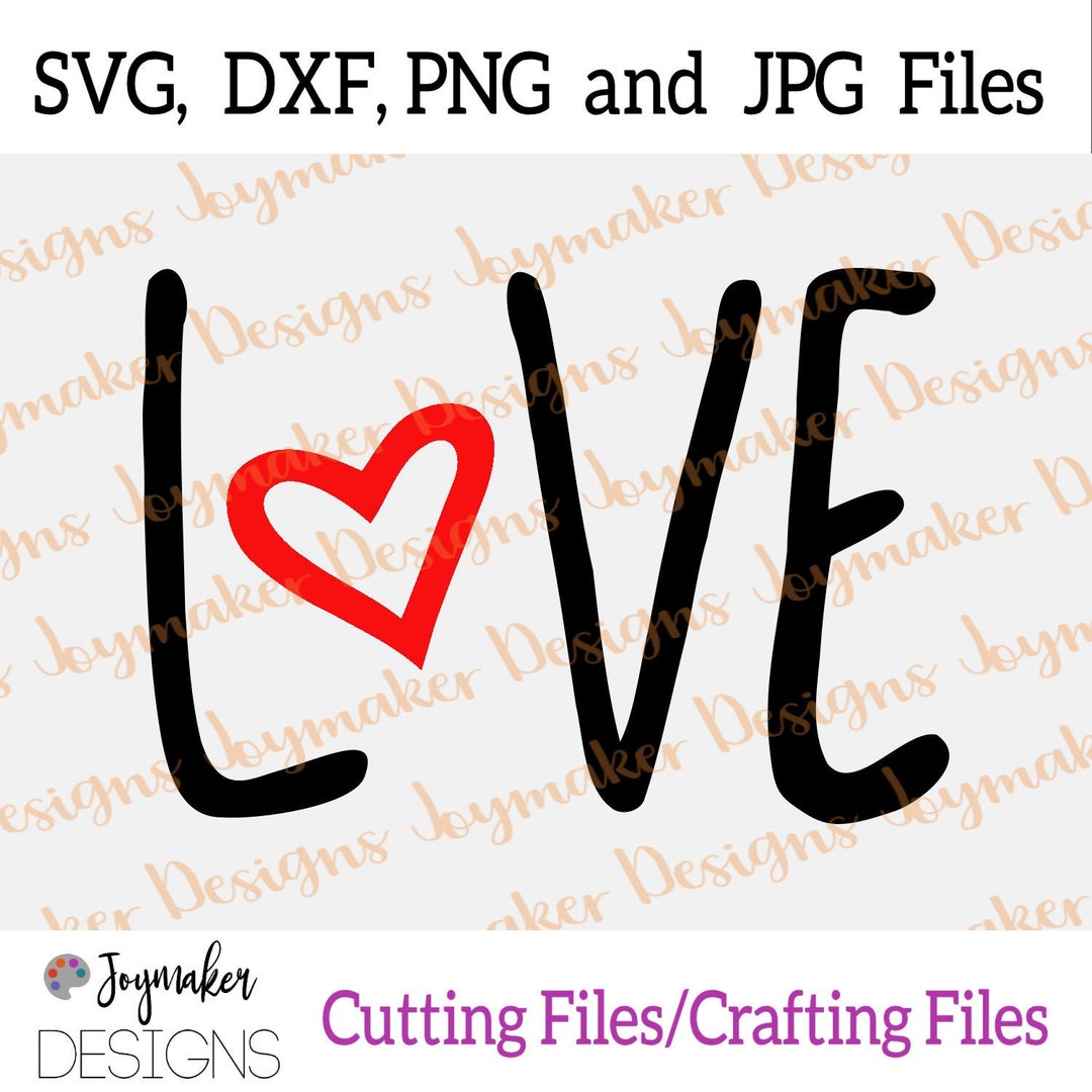 Love Heart SVG, DXF, Valentine's, Love, Design, Love Sign, Clipart ...