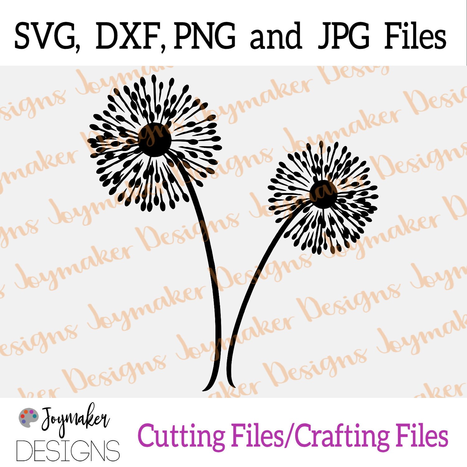 Dandelion SVG, DXF, PNG, Floral, Design, Dandelion Sign, Dandelion ...