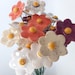 Decorative Ceramic Flowers 1pc Ceramic Blossom Different Colors Gift or ...
