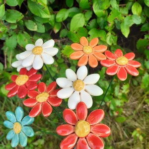 Decorative Ceramic Flowers (1 Pc) | Ceramic Daisy | Chamomile ...