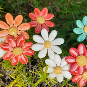 Decorative Ceramic Flowers (1 Pc) | Ceramic Daisy | Chamomile ...