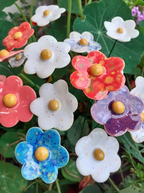 Decorations Ceramic Flowers Ceramic Flowers – Chive UK
