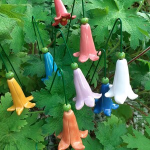 Decorative Ceramic Flowers (1 Pc) | Bellflowers | Herebells | Bluebell ...