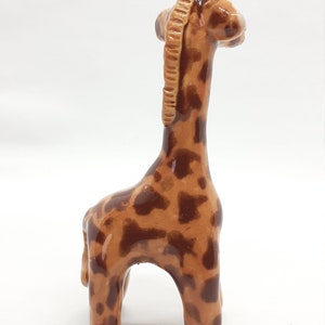 Ceramic Giraffe | Hand-formed and Hand-painted | Ceramic Sculpture ...