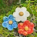 Decorative Ceramic Flowers 1pc Ceramic Blossom Different Colors Gift or ...
