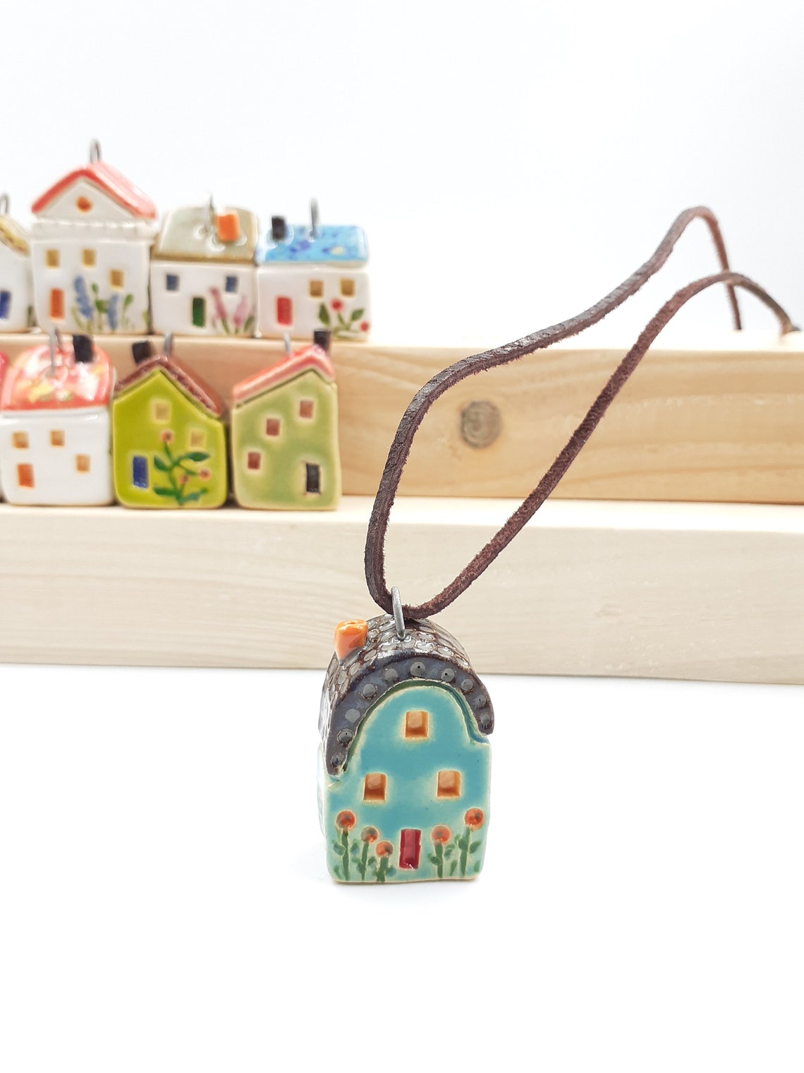 Little Ceramic Houses to Hang Sold Individually | Handmade | Different ...