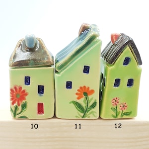Little Ceramic Houses Sold Individually (1 Pc) | Handmade | Different ...
