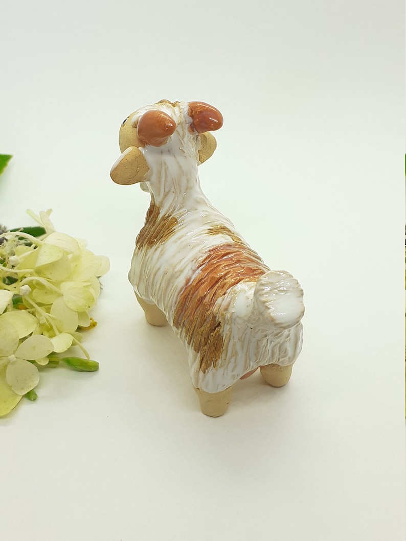 Ceramic Goat | Hand-formed and Hand-painted | Ceramic Sculpture ...