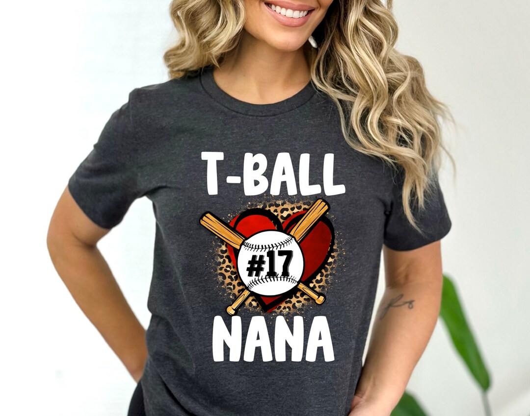 Baseball Nana Shirt/ Custom Nana Baseball Gift/ My Favorite T-ball ...
