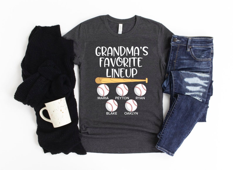 Grandma Baseball Shirt/ Custom Baseball Grandma Gift/ Grandma's ...