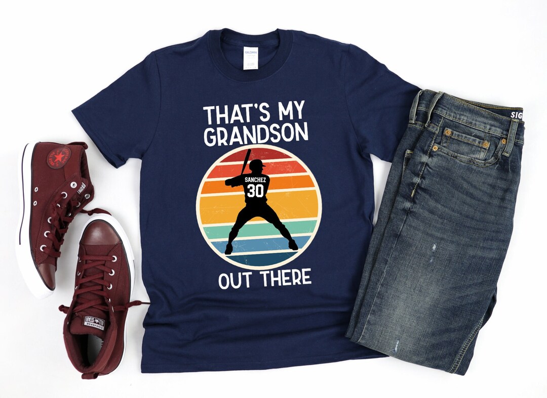 Baseball Grandpa Shirt/ Custom Grandpa Baseball Gift/ That's My ...