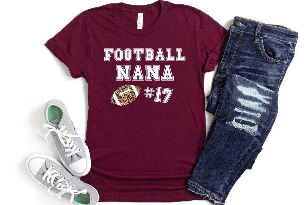 Nana Football Shirt/ Cute Nana Football Gift/ Football Nana/ Custom ...