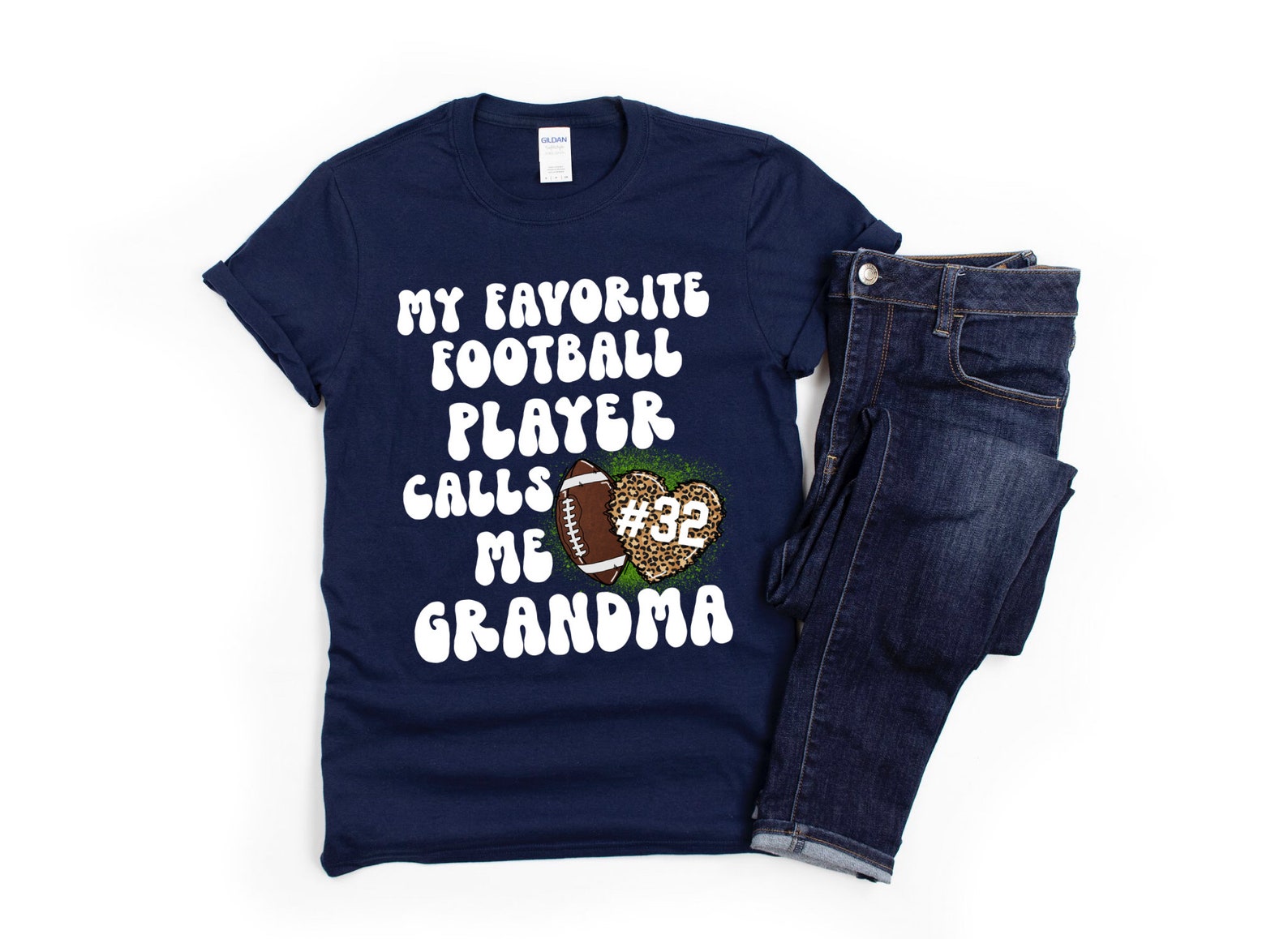 Football Grandma Shirt/ Custom Grandma Football Game Day Shirt/ My ...