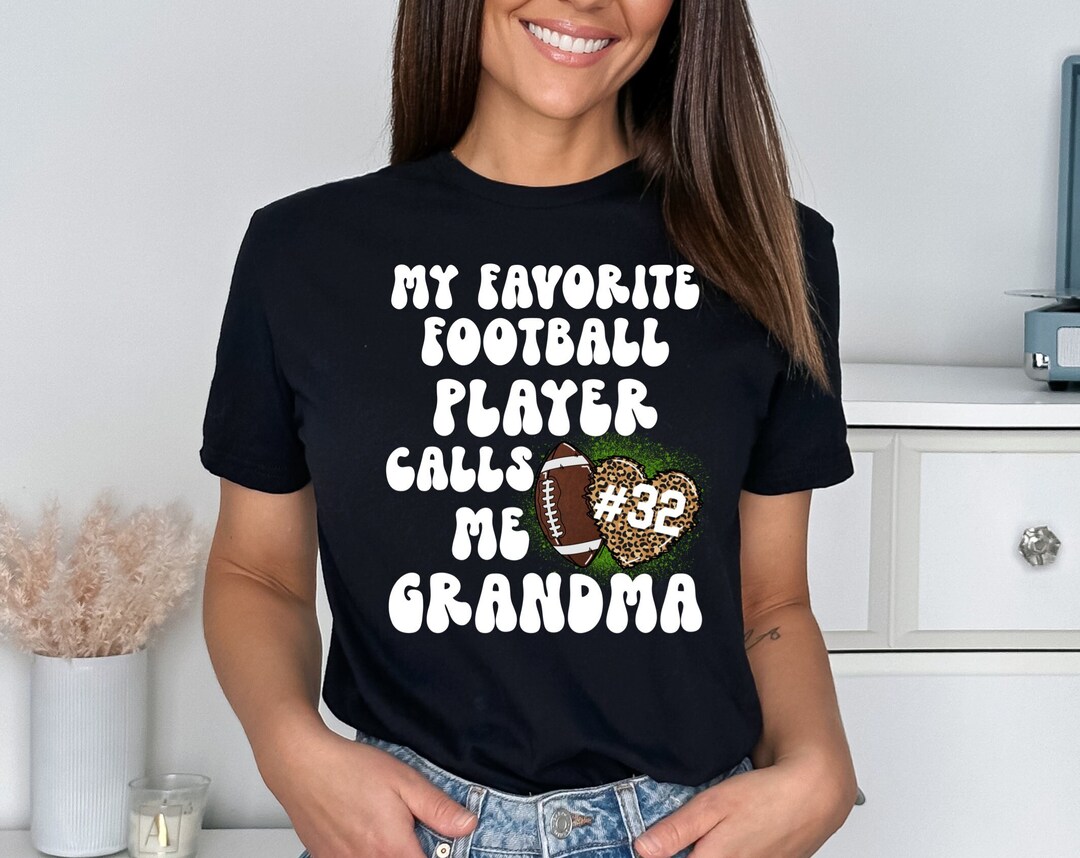 Football Grandma Shirt/ Custom Grandma Football Game Day Shirt/ My ...