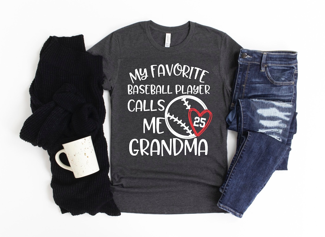 Cute Baseball Grandma Shirt/ Personalized Grandma Baseball Shirt/ My ...