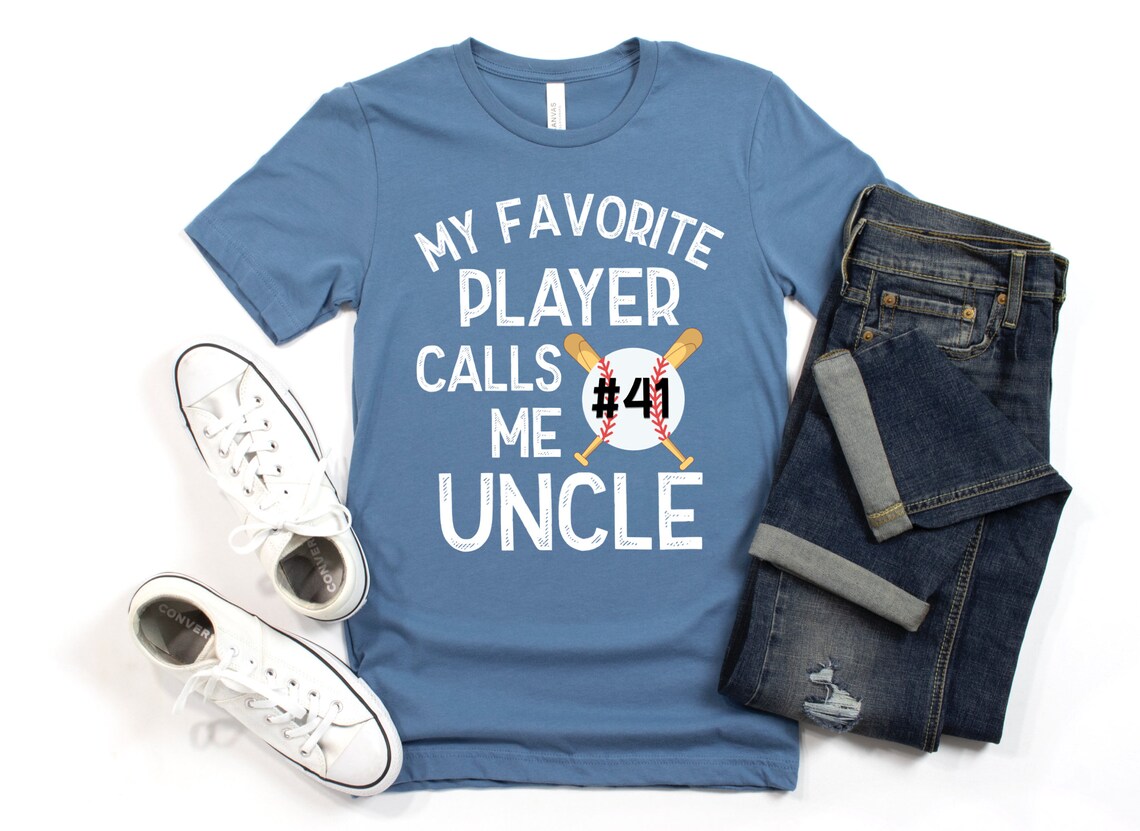 Baseball Uncle Shirt/ Custom Uncle Baseball Shirt Gift/ My Favorite ...