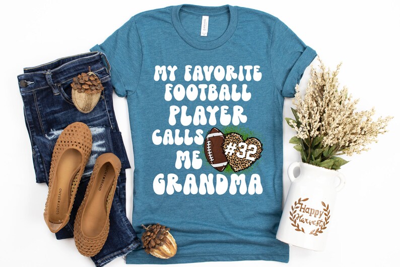 Football Grandma Shirt/ Custom Grandma Football Game Day Shirt/ My ...