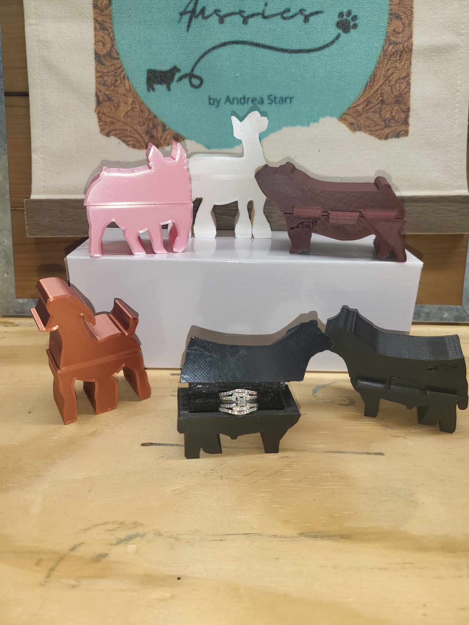 Livestock Gift Box, Show Steer, Heifer, Pig, Lamb, Goat, Tooth Fairy ...