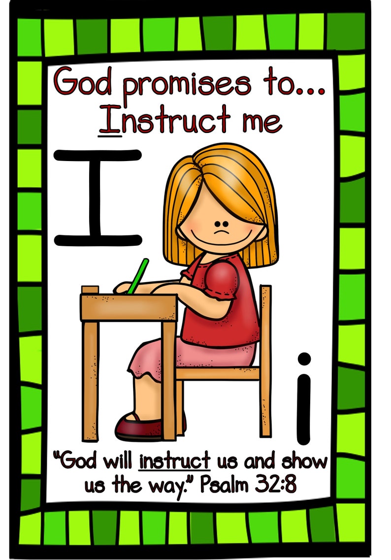 God's Promise Alphabet Posters - Etsy