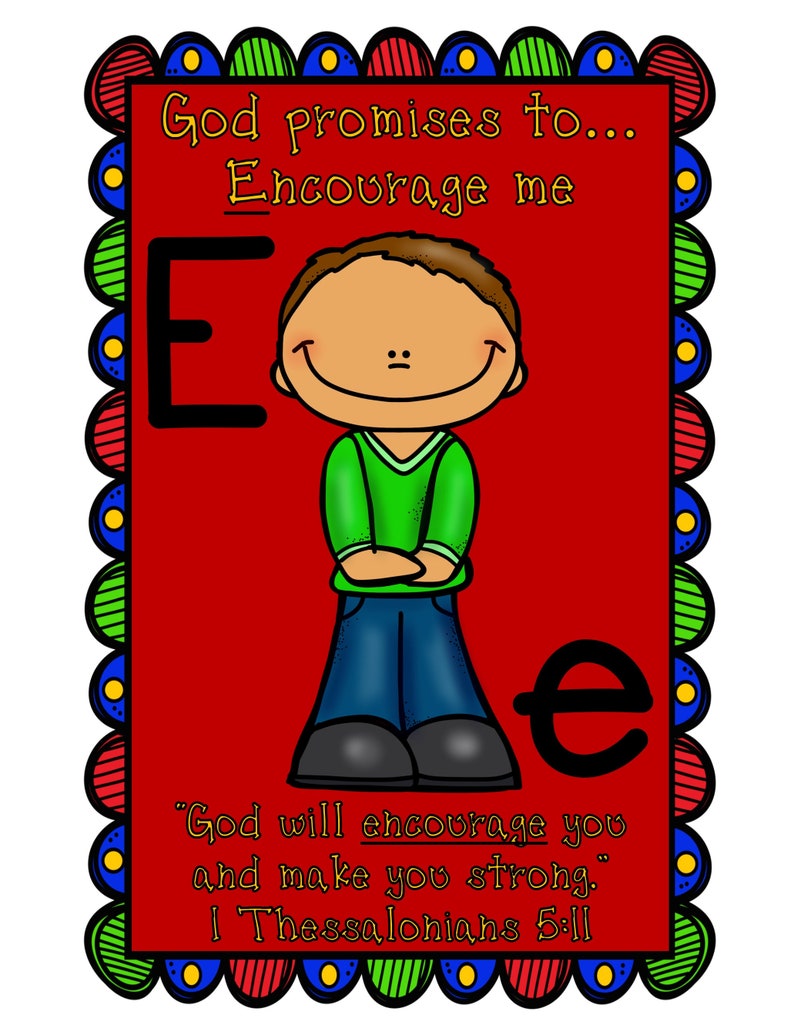 God's Promise Alphabet Posters - Etsy