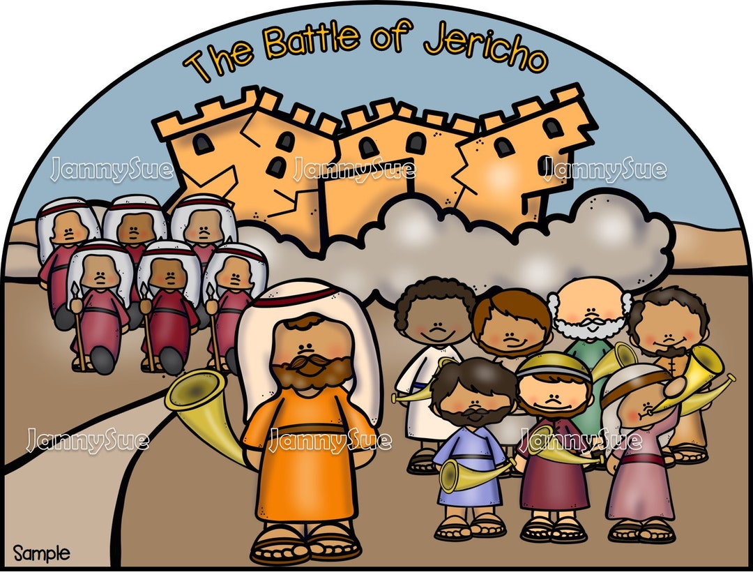 Joshua and the Battle of Jericho Easy Bible Story Craft for Kids - Etsy