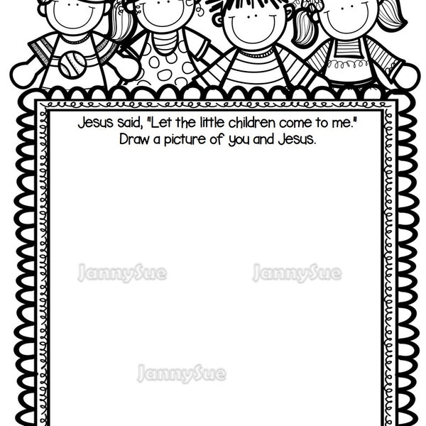 Jesus Loves the Little Children Craft - Etsy