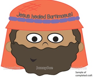 Jesus Heals a Blind Man | Blind Bartimaeus | Flip Chart | Bible Class ...