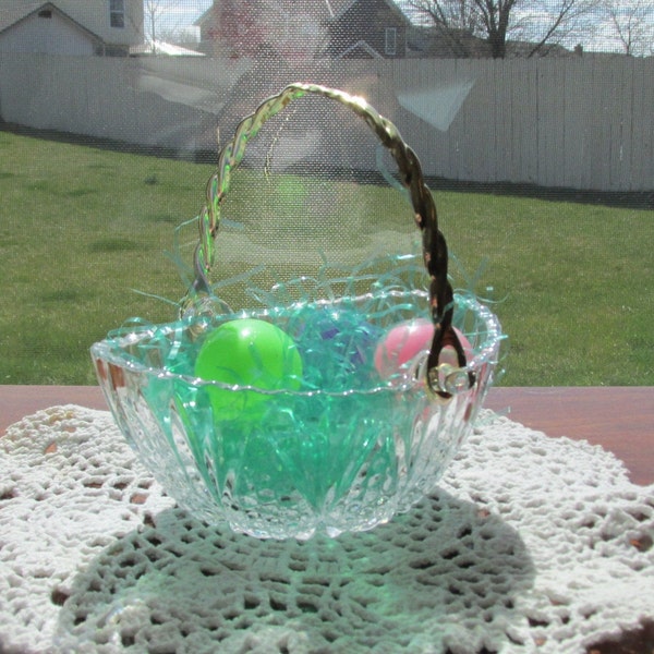 Glass Basket - Etsy