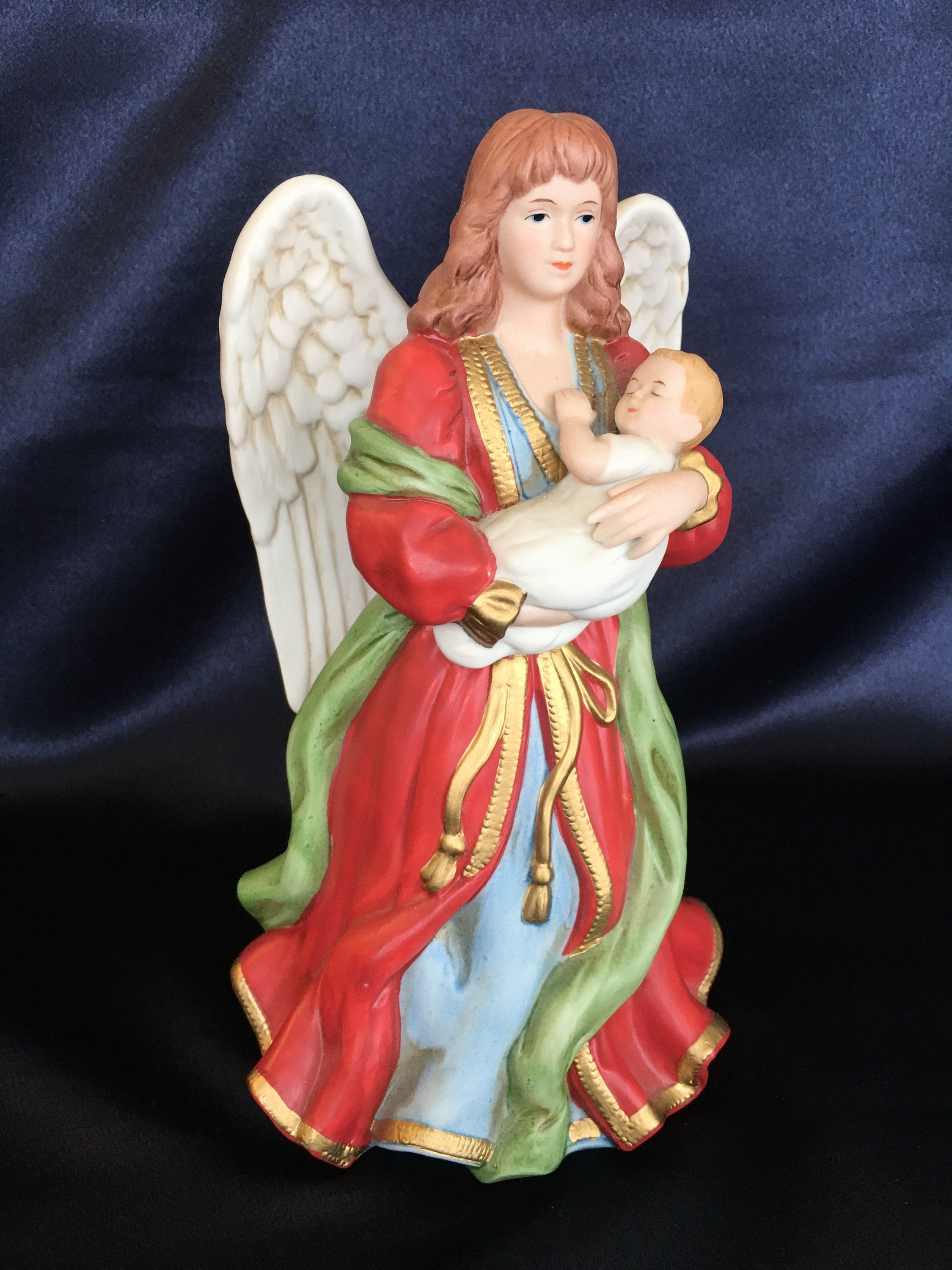Vintage Angel Holding Baby Figurine Home Interiors Gifts 1432 - Etsy
